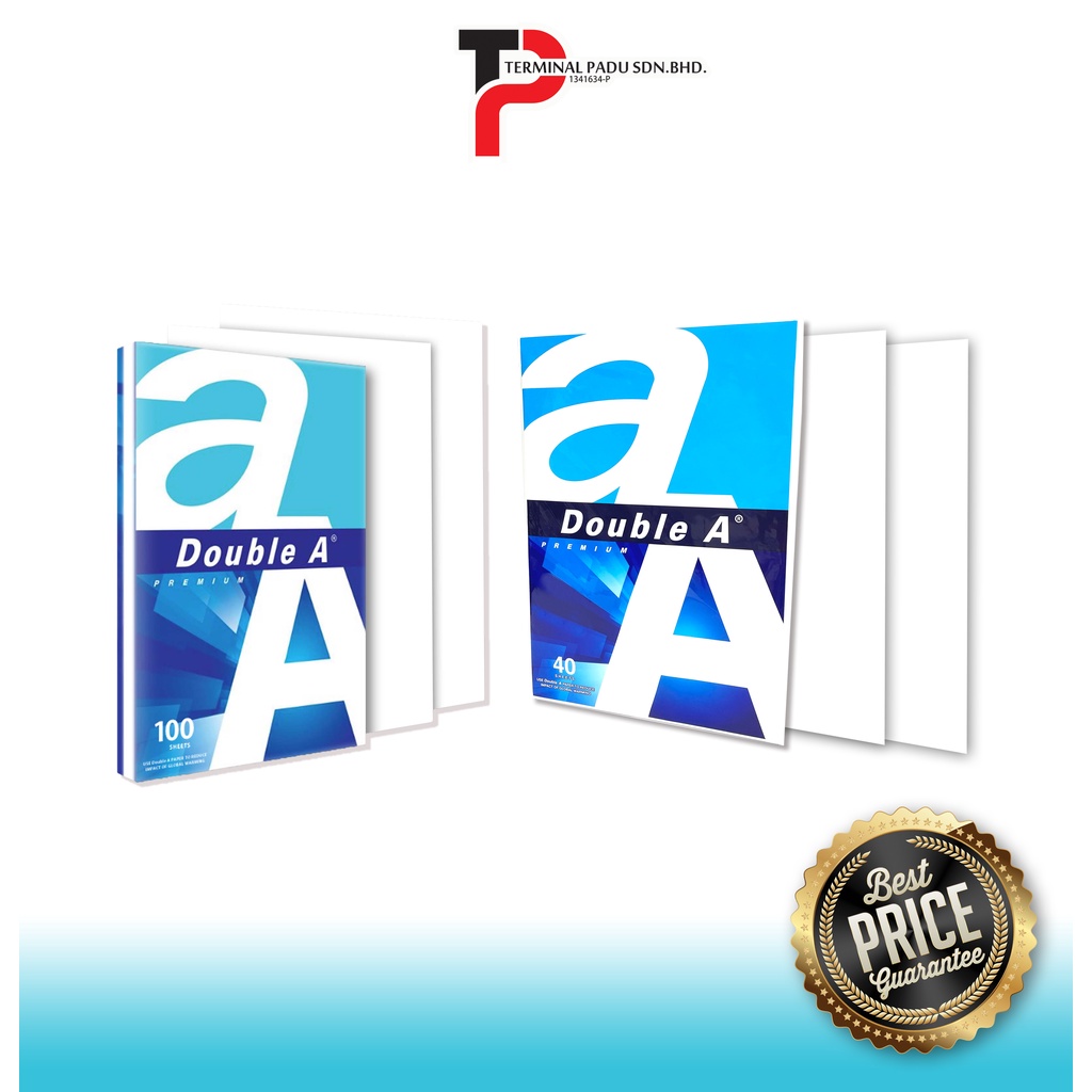 Double A A4 Copier Paper Premium (80gsm x 100’s) | Shopee Malaysia