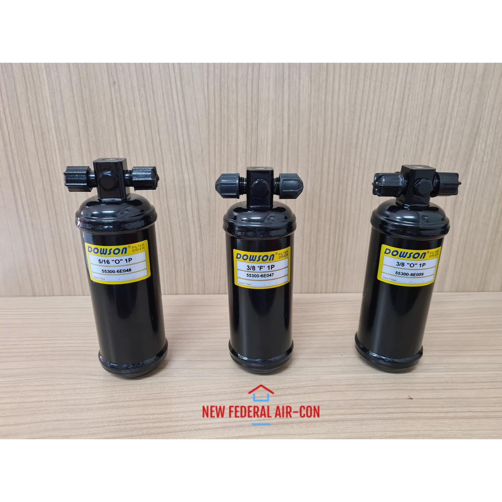 UNIVERSAL RECEIVER DRIER WITH PLUG - 3/8" (FLARE), 3/8" (ORING), 5/16 ...