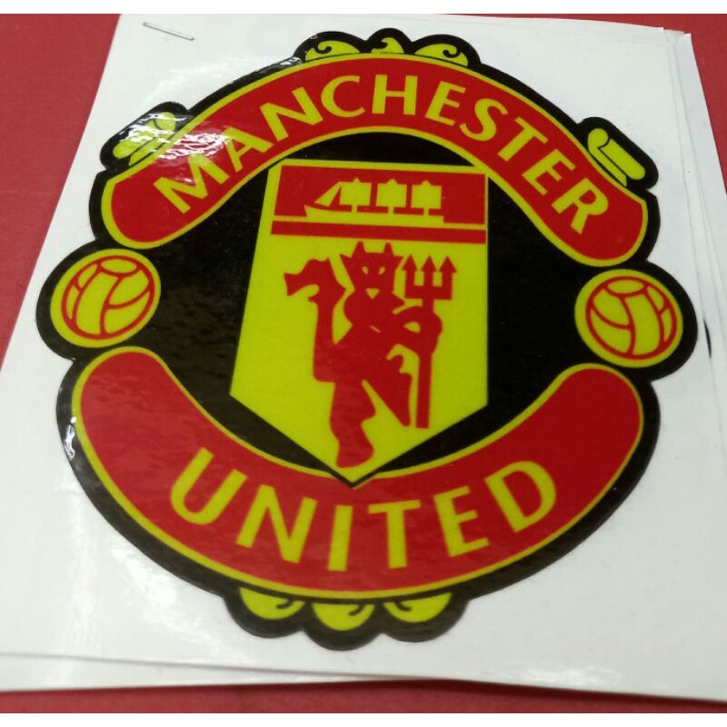 Sticker Manchester United Reflective [RE-STOCK] | Shopee Malaysia