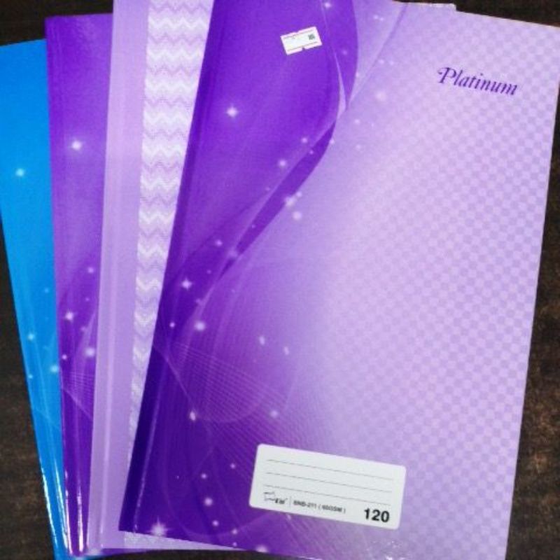 F4 Buku Log Panjang Kulit Tebal / Hard Cover Foolscap Book / 120p/ 200p ...