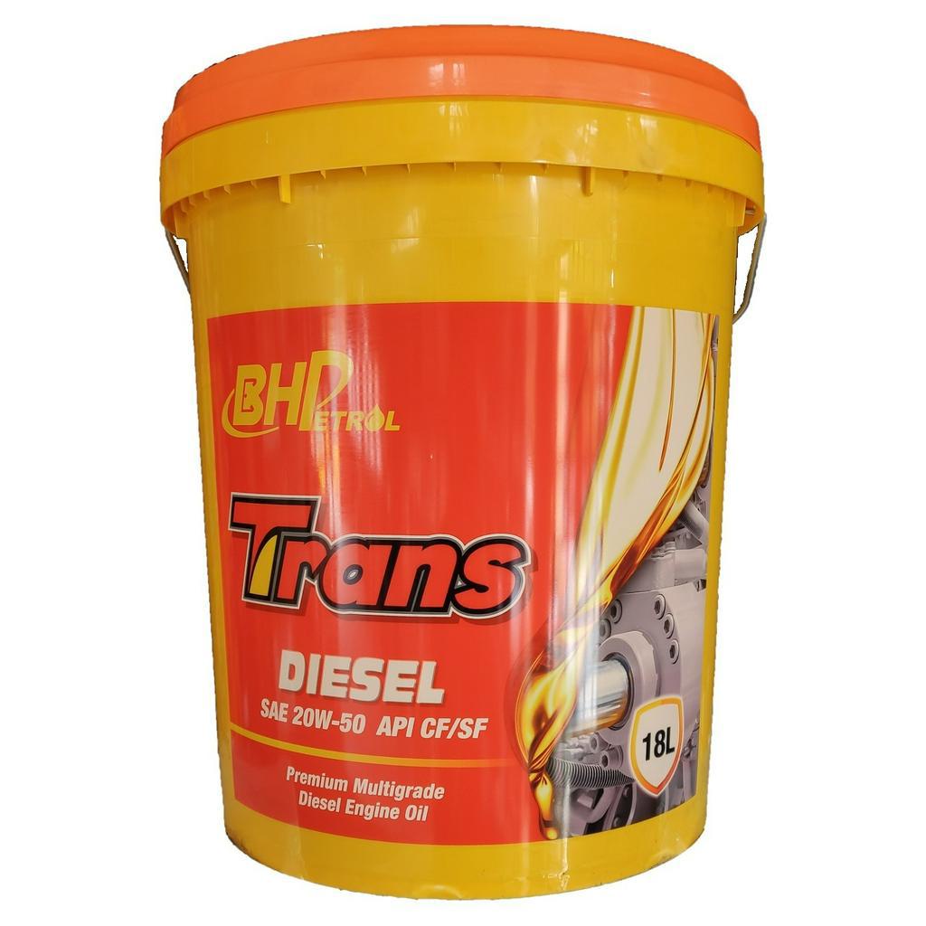 DIESEL ENGINE OIL - BHPETROL TRANS DIESEL 20W-50【18L】( READY STOCK ...