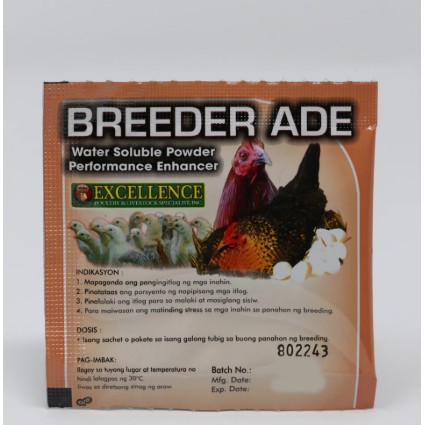 Breeder ADE | Multi Vitamins + Electrolytes | 5 sachet X 5g | Shopee ...