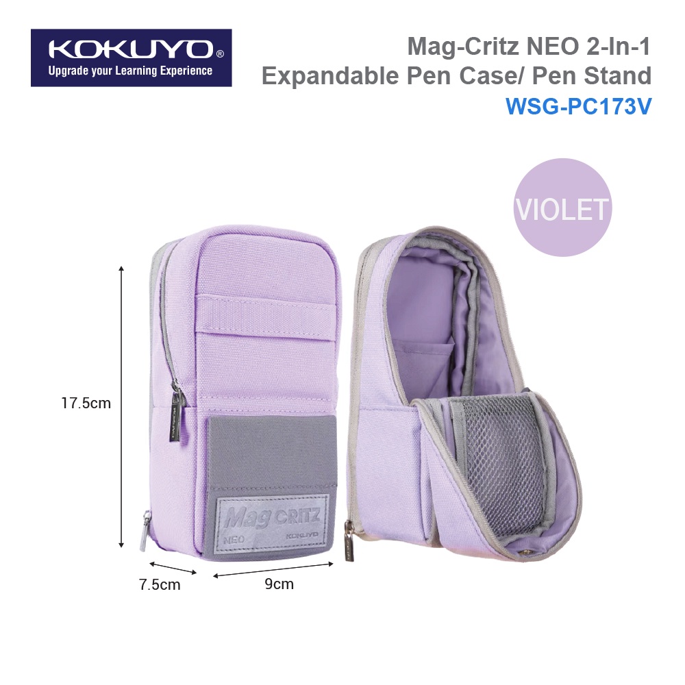 KOKUYO Mag-Critz NEO 2-In-1 Expandable Pen Case/ Pen Stand WSG-PC173 | Shopee Malaysia