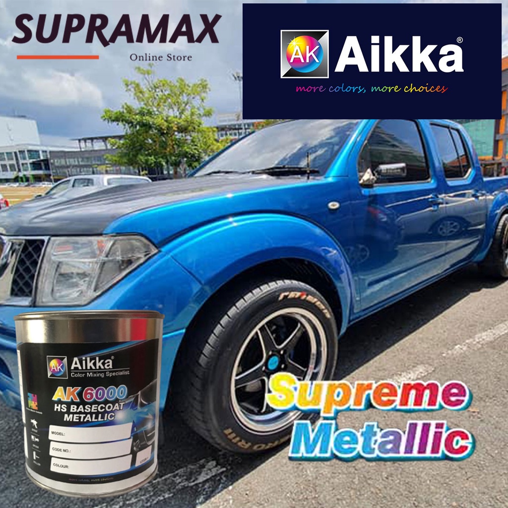 AIKKA Automotive Paint Basecoat/Cat Motor Kereta-AIKKA Supreme Metallic ...