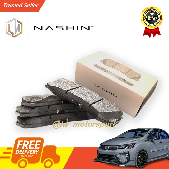 Perodua Bezza / Axia (2016-2022) - Nashin Performance Brake Pad (Front ...