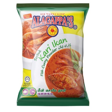 Alagappa's / Serbuk Kari Ikan / Fish Curry Powder / (250gm) | Shopee ...