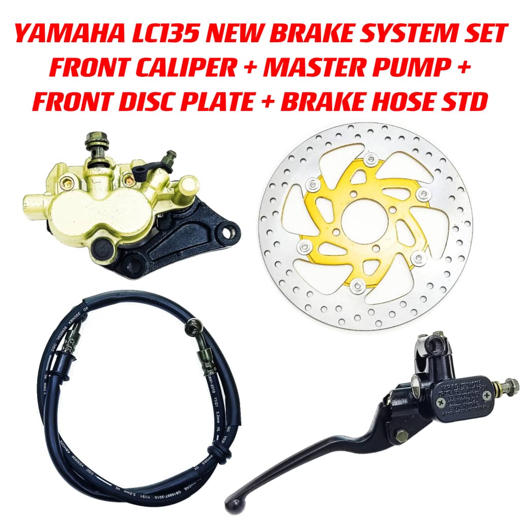 Yamaha LC135 NEW LC NEW Front Disc Brake Pump Set Master Pump Caliper ...