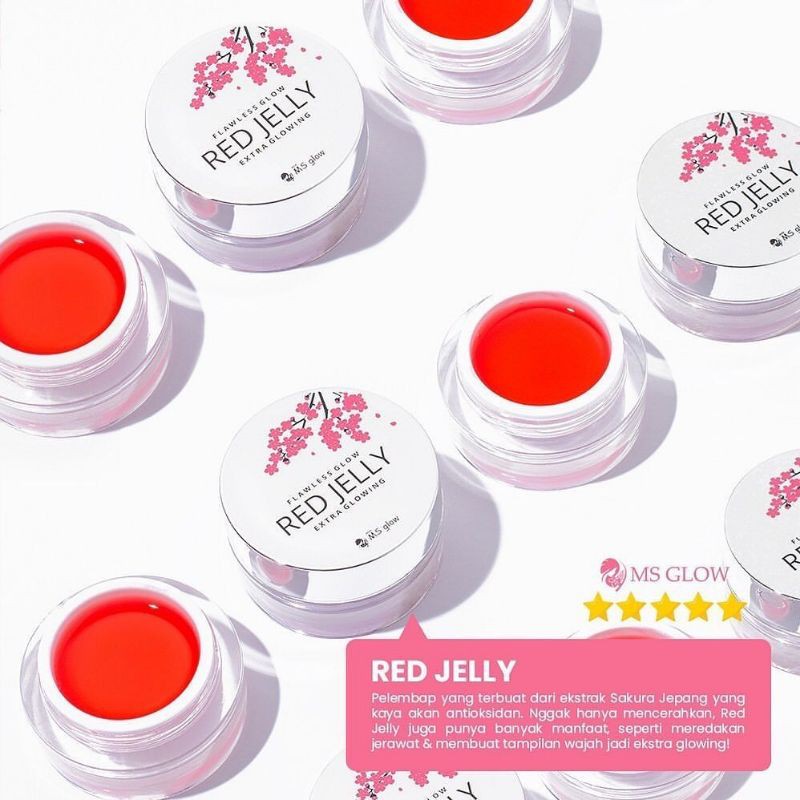Ms glow Red Jelly / Sleeping Mask | Shopee Malaysia