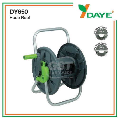 Daye DY650 Garden Hose Reel Cart without hose Pipe Storage Pengulung ...