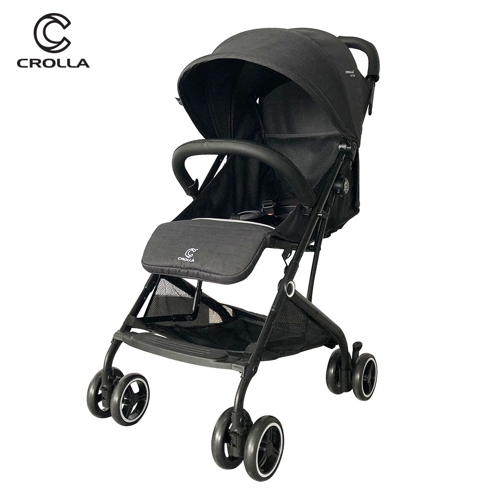 Crolla Air Flex Baby Stroller - Black | Shopee Malaysia