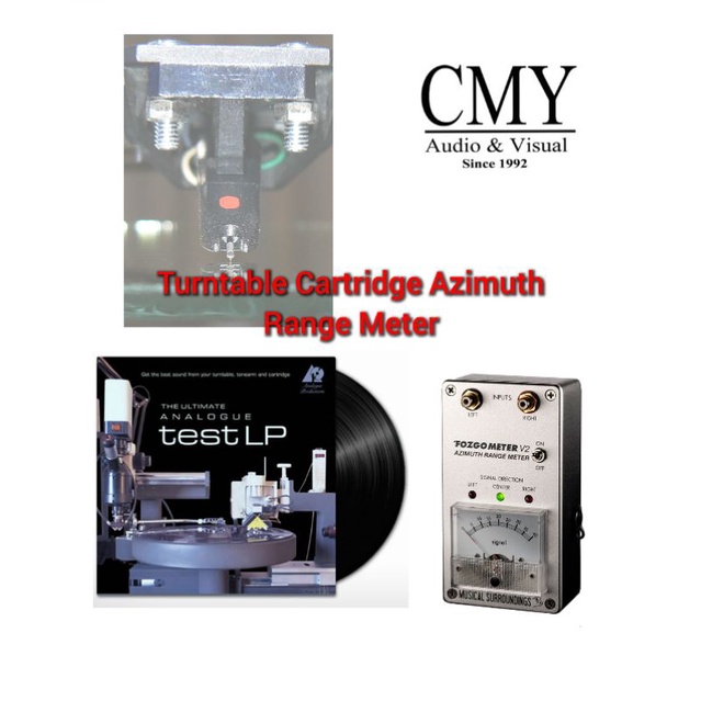Musical Surrounding Fozgometer v2 Azimuth Range Meter Turntable ...