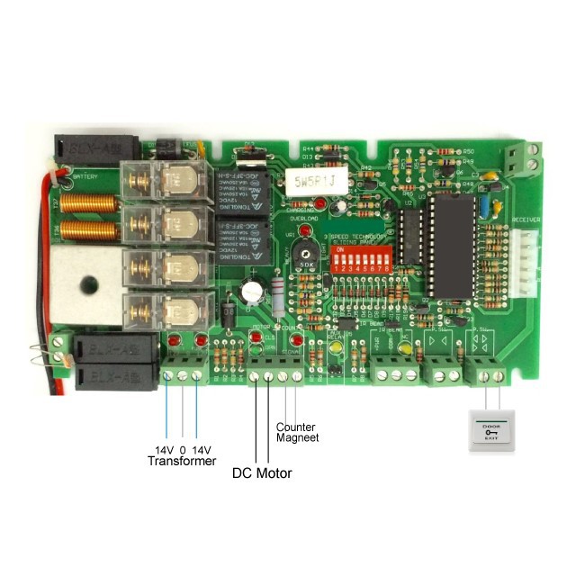 Sliding Autogate Control Box DC Motor Panel Boxset with Transformer ...