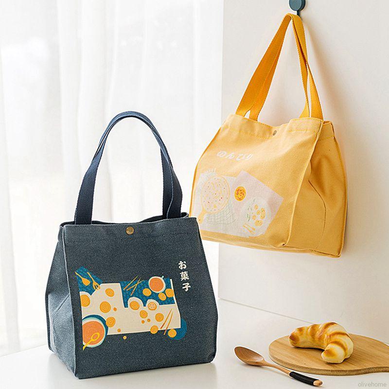 Food Tote Bags Convenient Lunch Box Bag Food Bags Portable Japanese ...