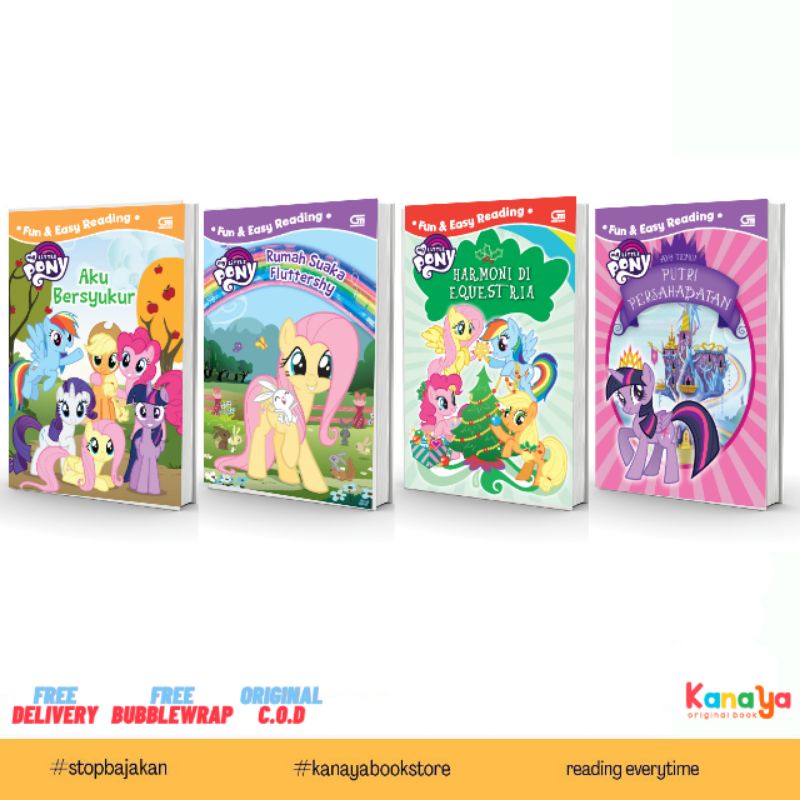 My little pony fund & easy reading/Gramedia | Shopee Malaysia