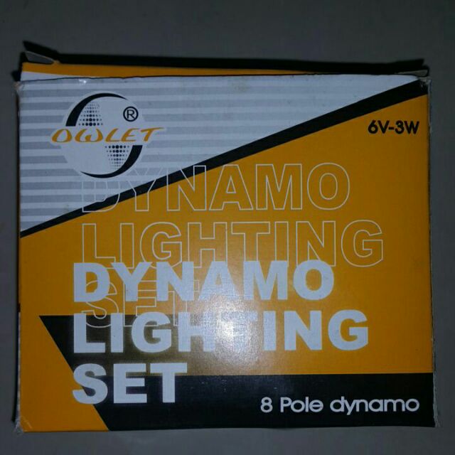Owlet dynamo lighting set bicycle light dinamo basikal 6v | Shopee Malaysia