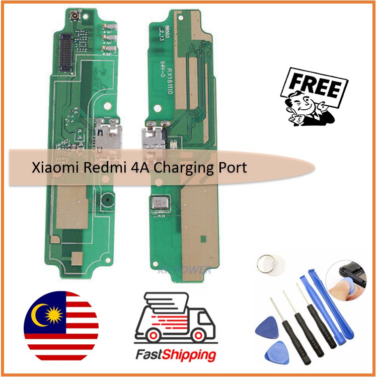 100% Original Xiaomi Redmi 4A Charging Port Charging Board With Mic ...