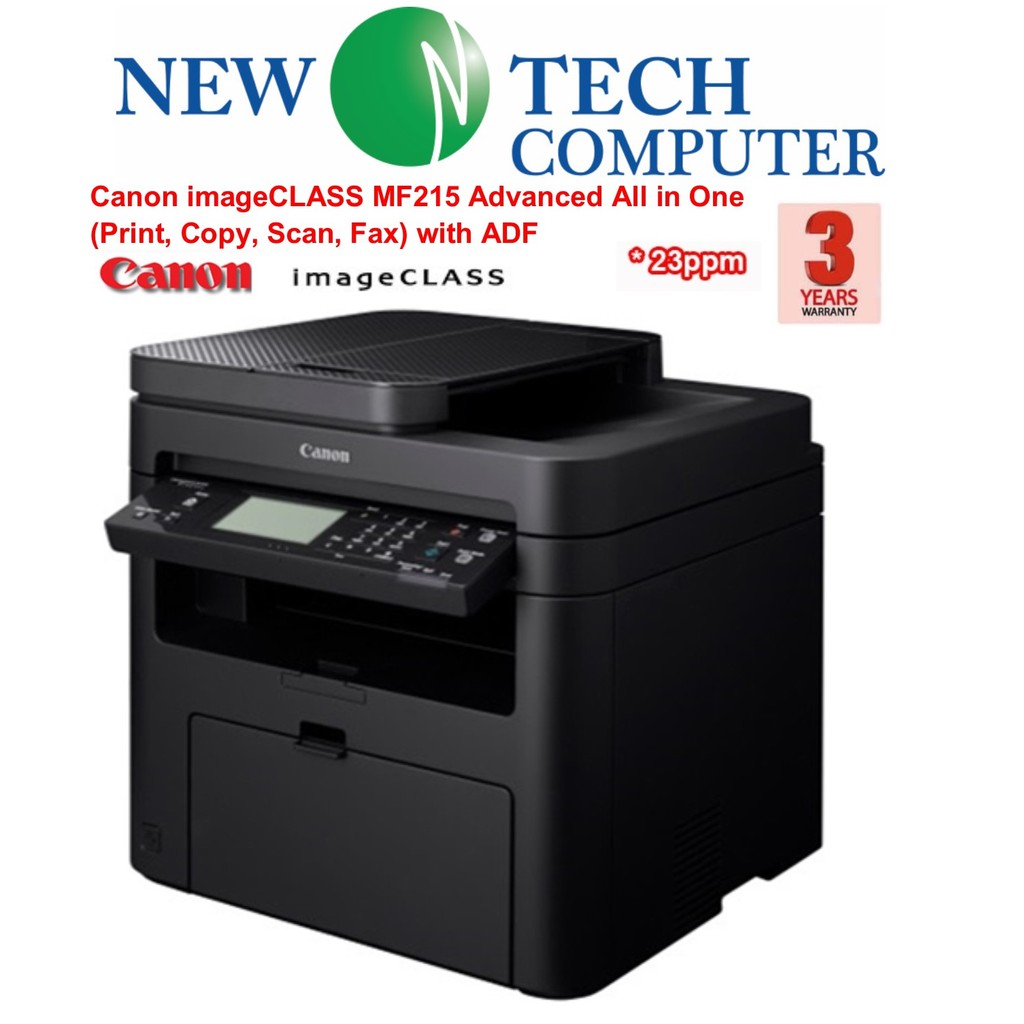 Canon imageCLASS MF215 Advanced All in One (Print, Copy, Scan, Fax ...