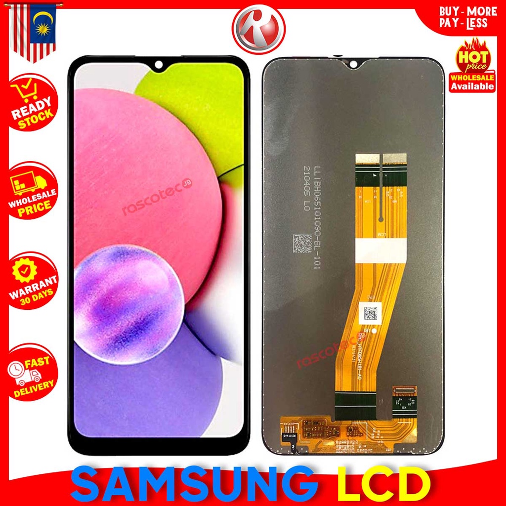 SAMSUNG A03 A03s A037 A035 A035F LCD GLASS TOUCH SCREEN DIGITIZER ...