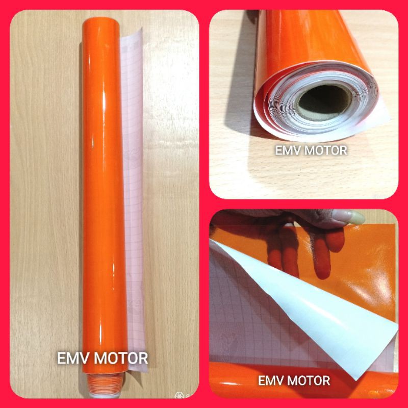 Scotlite transparent orange sheet sticker | Shopee Malaysia