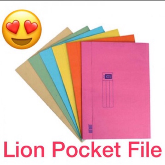 Lion Pocket File MF 603 (144pcs)👍👍📝📝📝 | Shopee Malaysia