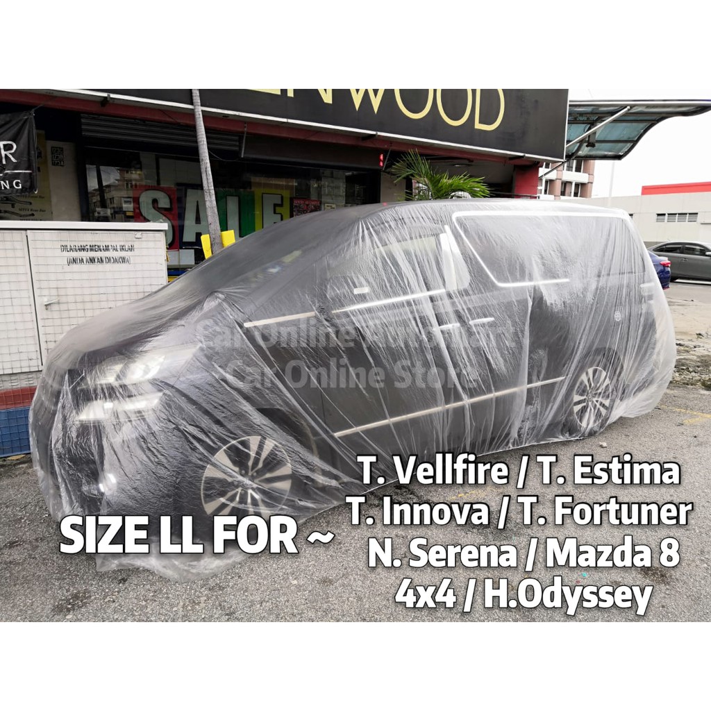 Transparent PE PLASTIC Car Cover ( Dust-Proof, Waterproof,) For Car ...