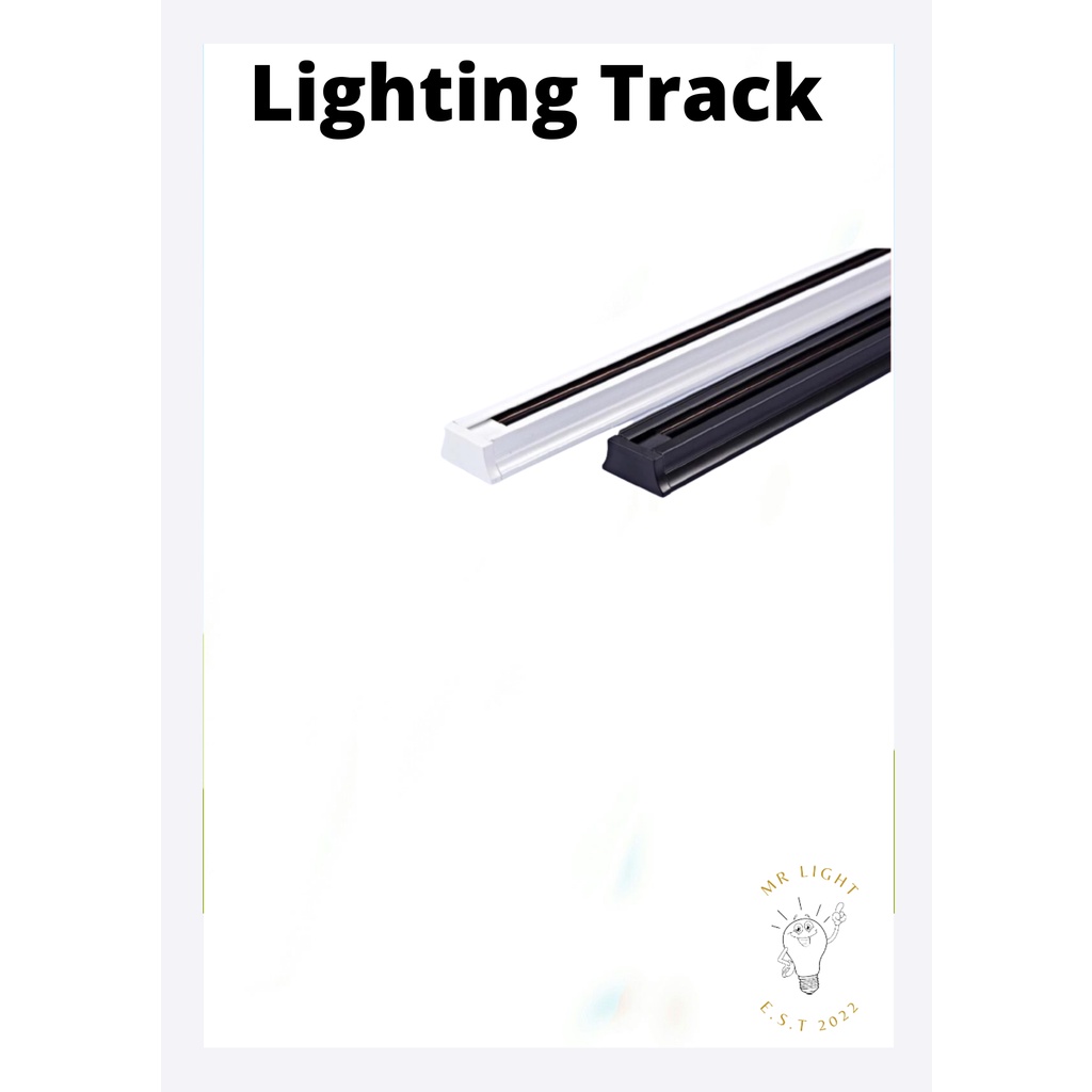 Lighting Track, LED Track Light Rail System, 1M/2M | Shopee Malaysia