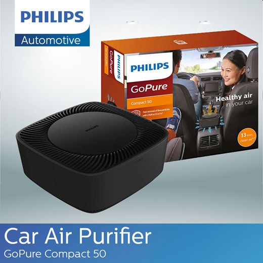 Philips GoPure Compact 50 80 Car Air Purifier HEPA Filter PM2.5 Reduce Haze Shopee Malaysia