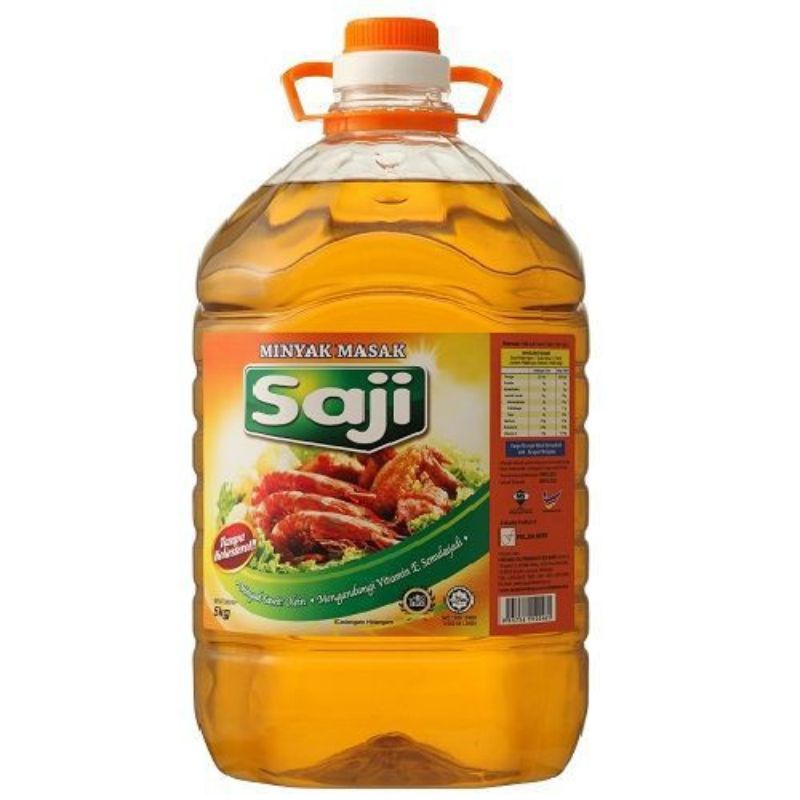 🔥 READY STOCK🔥SAJI Cooking Oil (5 kg) - Minyak Masak | Shopee Malaysia