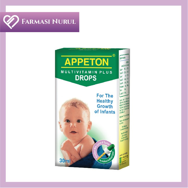 APPETON MULTIVITAMIN PLUS DROPS (30ml) | Shopee Malaysia