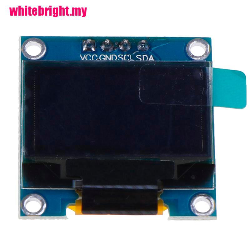 WTMY White 128X64 OLED LCD LED Display Module For Arduino 0.96" I2C IIC Serial | Shopee Malaysia