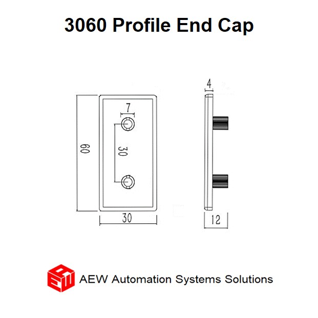 Profile End Cap/ Profile End Cover/ Profile Cover for Aluminium Profile ...