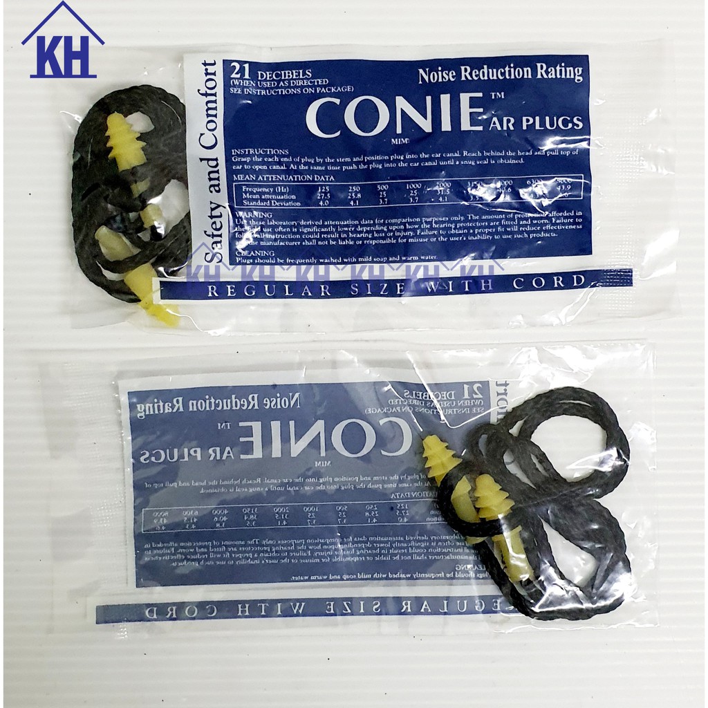 PROGUARD Reusable CONIE Earplugs / Penutup Telinga / 耳罩 -Comfortable ...