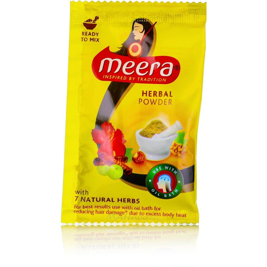 Meera Herbal - Hair Wash Powder - 40g | Shopee Malaysia
