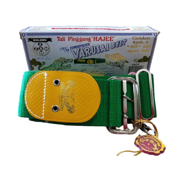 Belt Tali Pinggang Hijau Haji dan Umrah VARUSAI berpoket berpin dan ...