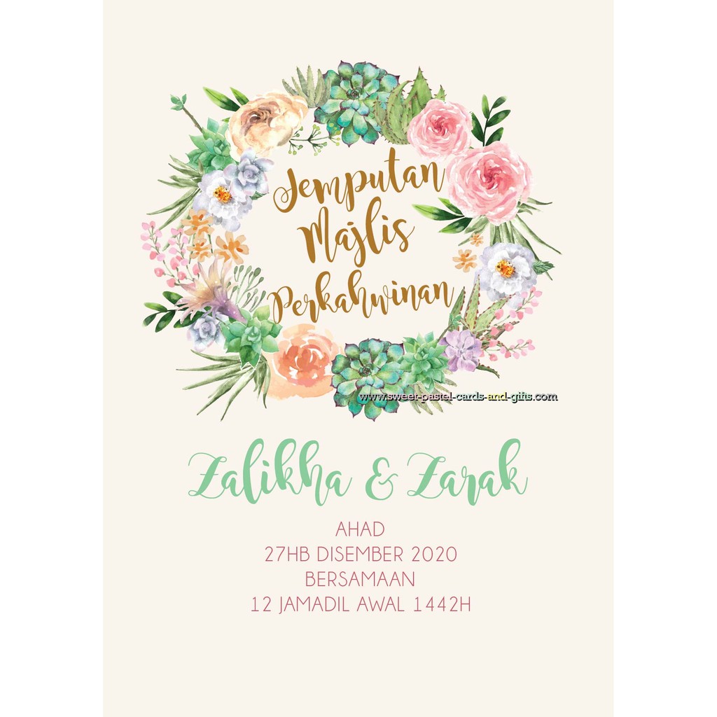 [PRE-ORDER|FAST SHIPPING] Buku Doorgift Majlis Kahwin Custom Yasin ...