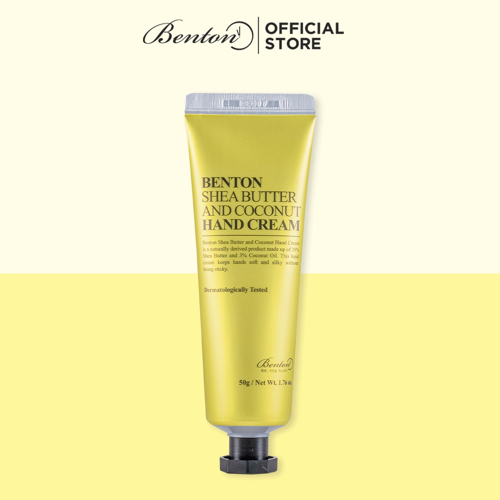 Benton Shea Butter & Coconut Hand Cream 50g | Shopee Malaysia