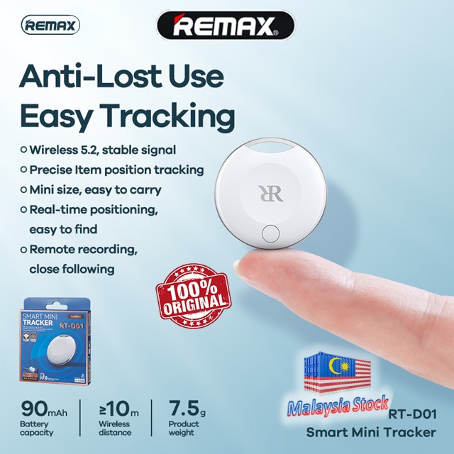 Original Remax Wireless Mini Tracker for Real Time Tracking / Location ...