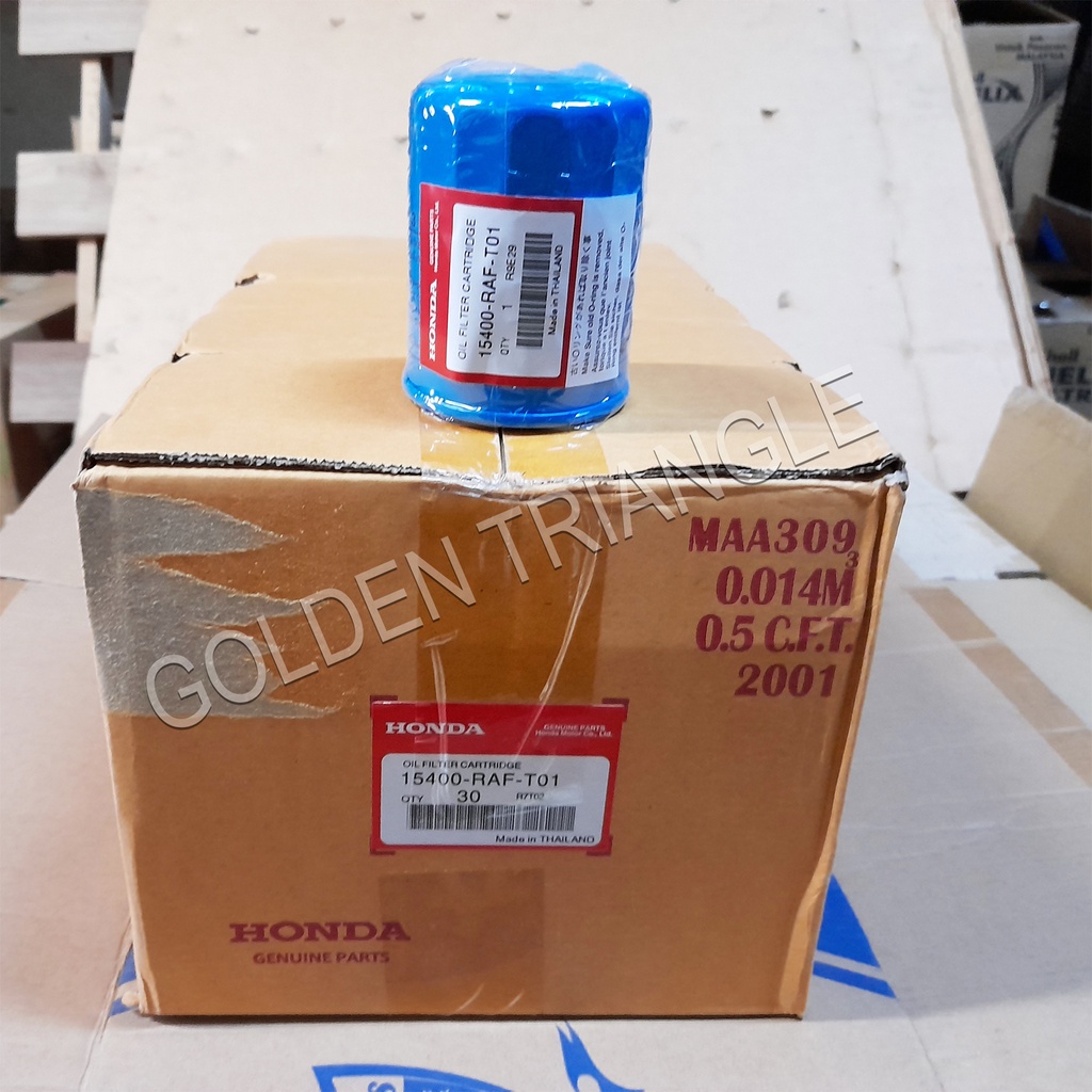 100%ORIGINAL HONDA GENUINE OIL FILTER (15400-RAF-T01)HONDA ACCORD, BR-V ...