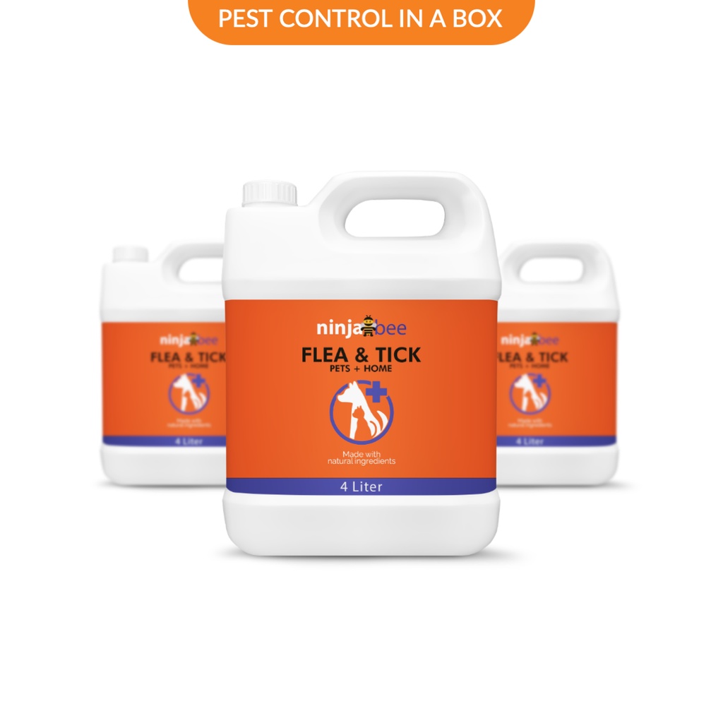 Ninja Bee Cat Flea and Dog Tick Killer Spray - 2 /4 Liter | Shopee Malaysia