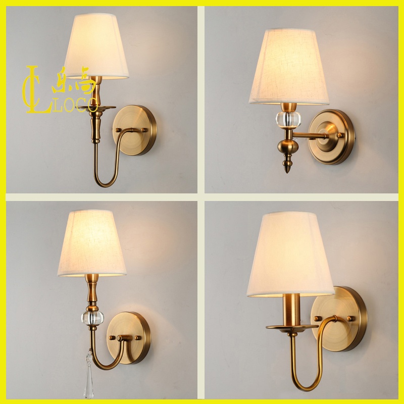LOCO LED Wall Lamp Indoor Golden Metal Led Night Lamp Living Room Light ...