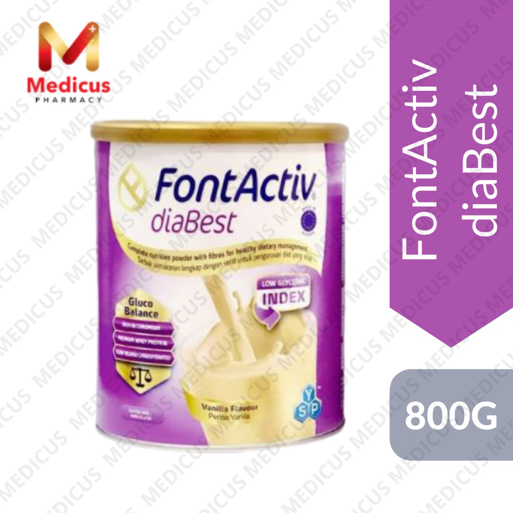 FontActiv Diabest 400g / 800g PLUS FREE GIFT (Exp: 06/2025) | Shopee ...