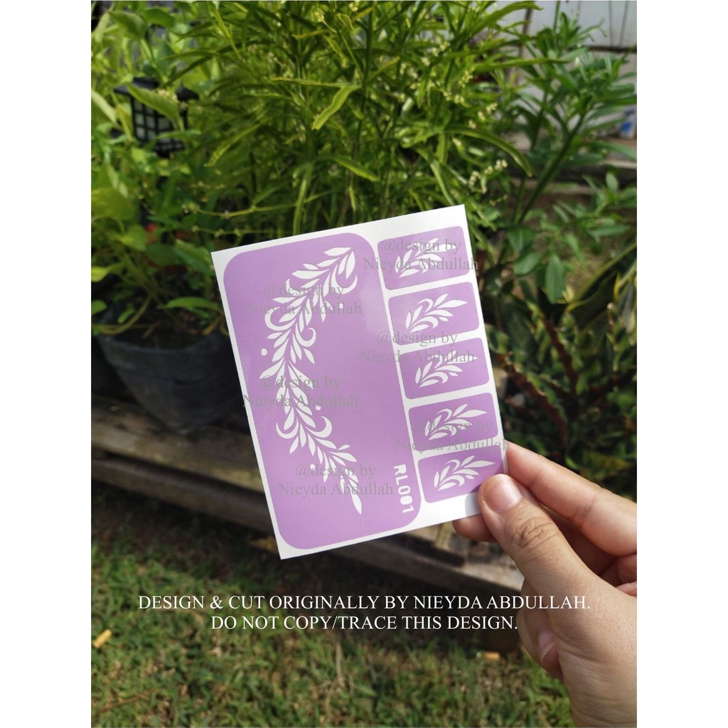 Sticker Inai Lukis Henna Stencil RAYA VERSION by Nieyda Abdullah ...