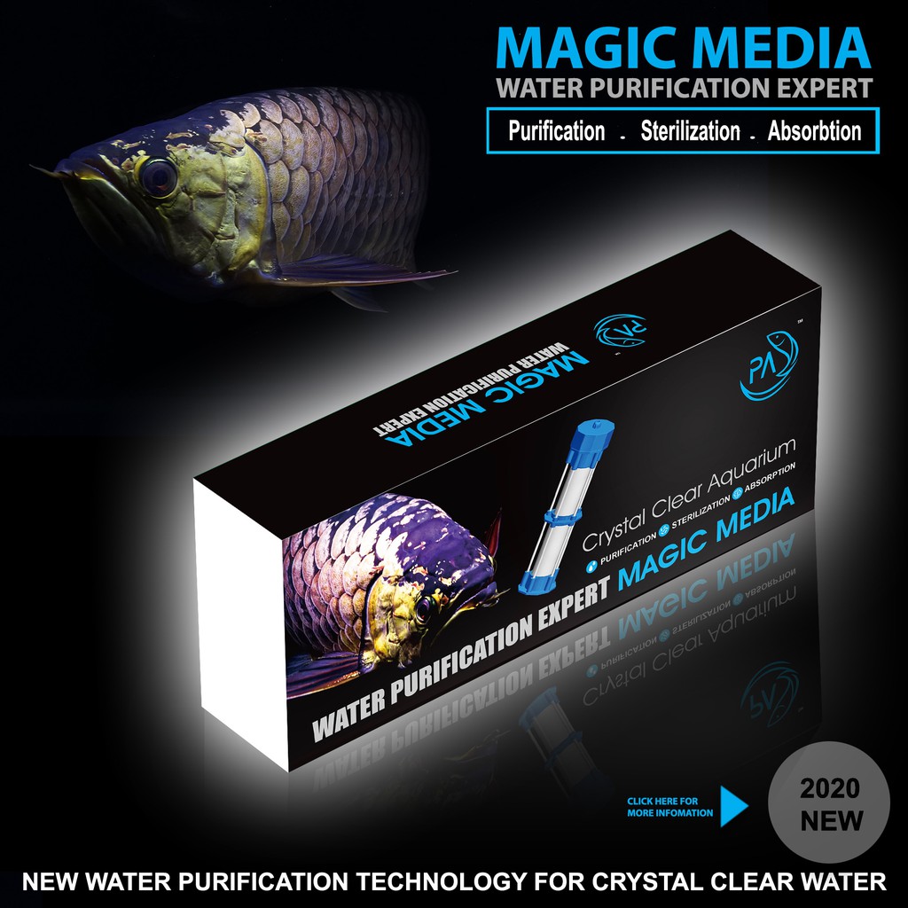 PA Magic Media effective crystal clear aquarium anti bacteria algae for ...