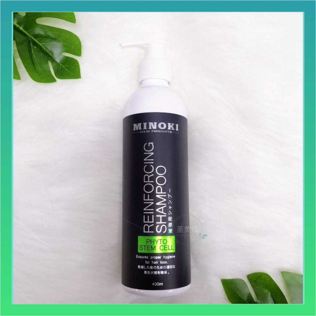 MINOKI Reinforcing Shampoo 400ml - Hair Loss, Phyto Stem Cell | Shopee ...