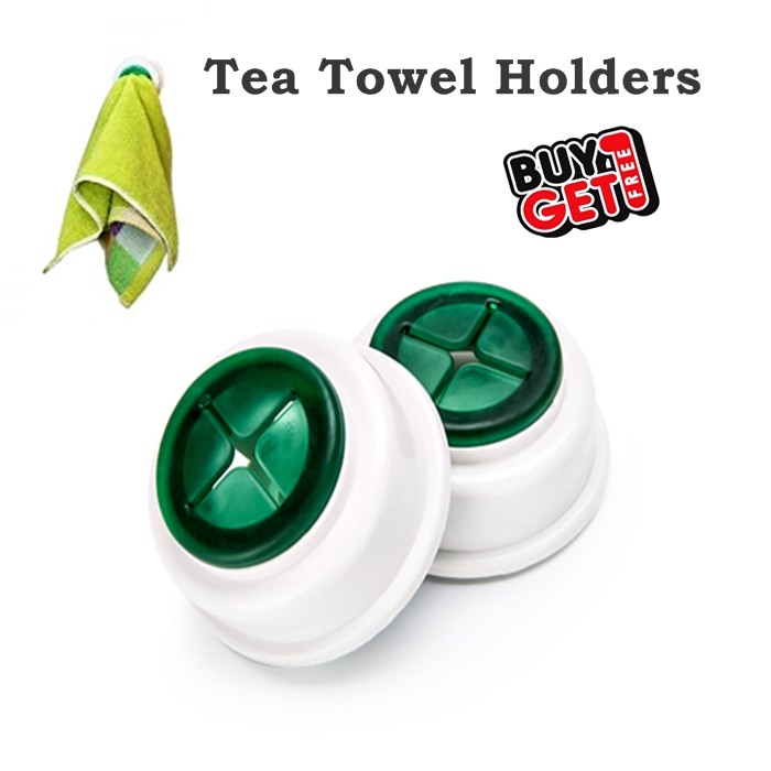 (Ready stock)Tea Towel Holder Push In Rubber Dish Cloth Kitchen Tea ...
