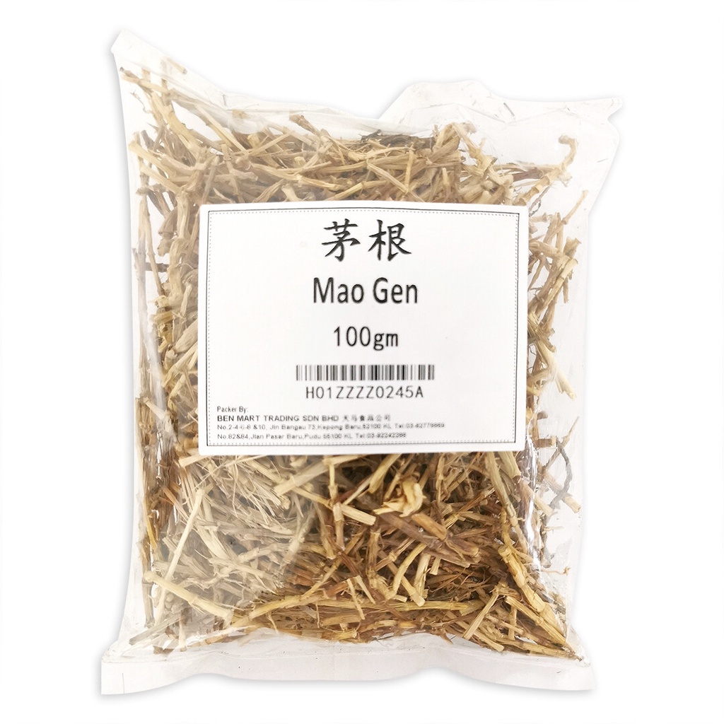 MAO GEN 茅根 100G (甘寒，归肺、胃、膀胱经。 有凉血止血、清热利尿、清肺胃热) | Shopee Malaysia