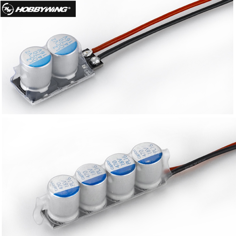 Hobbywing Low-impedance Capacitor Module 2 / 4 for Ezrun Xerun Car ESC ...