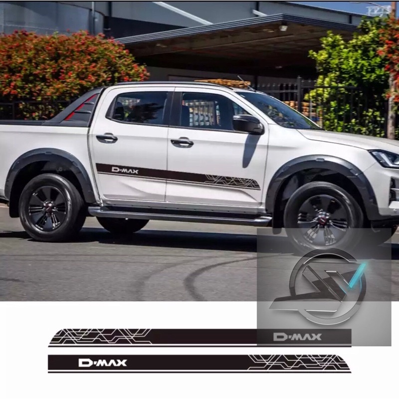(Ready Stock) S564# Dmax Car Side Body Vinly Decal Sticker | Shopee ...