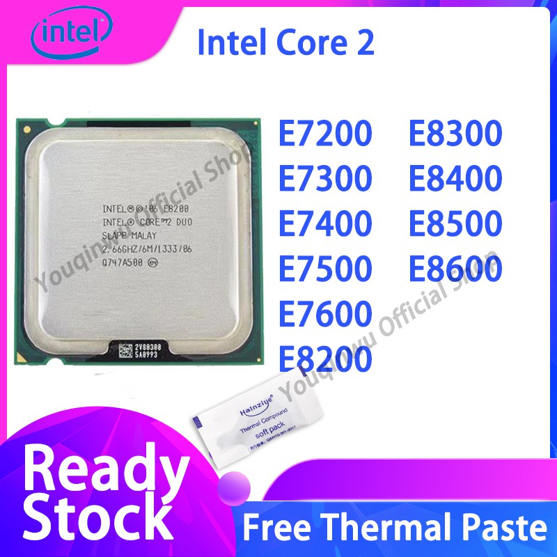For Intel Core 2 E7200 E7300 E7400 E7500 E7600 E8200 E8300 E8400 E8500 ...