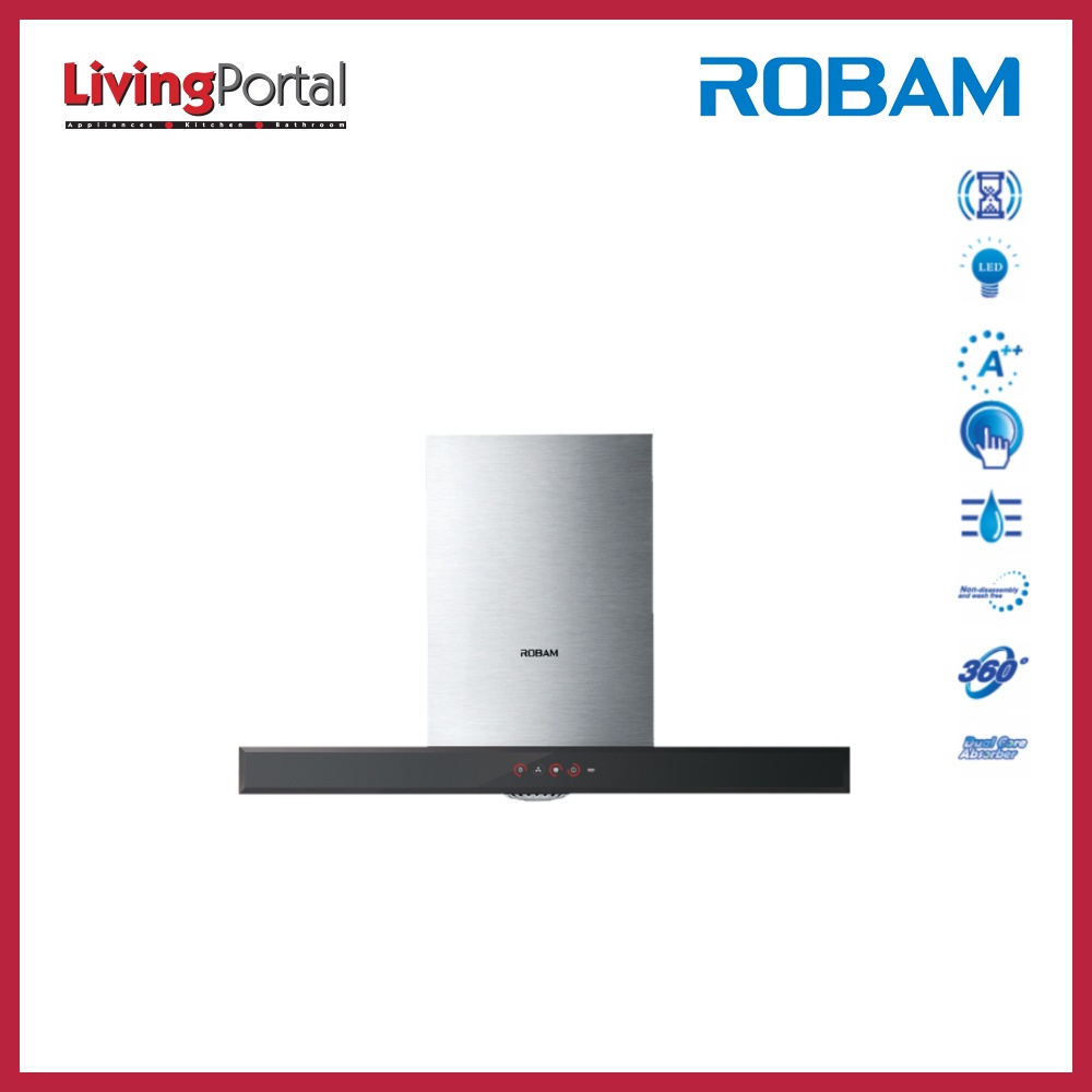 ROBAM Flat Series Cooker Hood A 810 | Shopee Malaysia